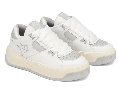 Giày Naked Wolfe Kicky Grey White Authentic Shoes