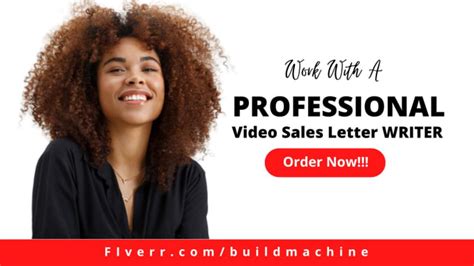write your explainer video script video sales letter or vsl by