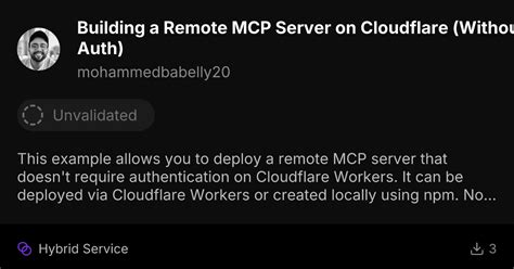 Building A Remote MCP Server On Clou LobeHub Building A Remote MCP Server On Clou LobeHub