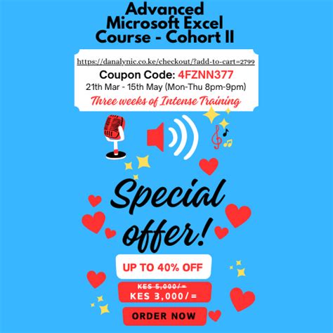 Advanced Microsoft Excel Course Danalynic Limited