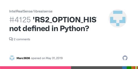 Rs2optionhistogramequalizationenabled Not Defined In Python
