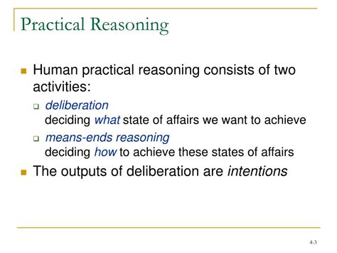 Ppt Lecture 4 Practical Reasoning Powerpoint Presentation Free Download Id 631936