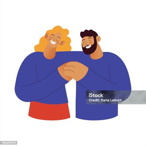 Mutual Support Concepts Mental Health Modern Vector Illustration