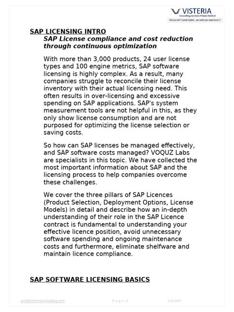 All About Sap Licensing Pdf Databases Audit
