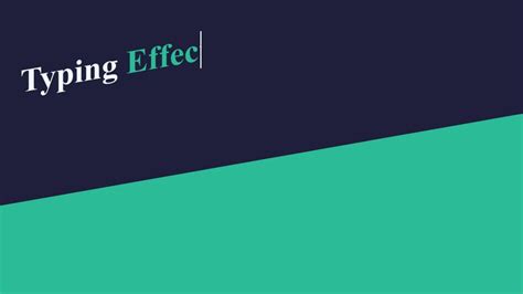 Typing Effect Pure Css