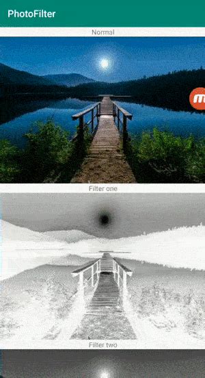 Photo Filter Github Android Library