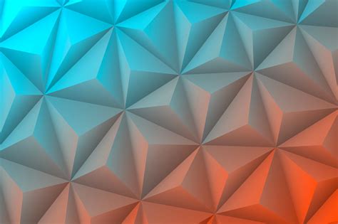 추상 기하학적 질감 낮은 폴리 배경 다각형 모자이크 오렌지 그라데이션 0명에 대한 스톡 벡터 아트 및 기타 이미지 0명 2차 도형 3차원 형태 Istock