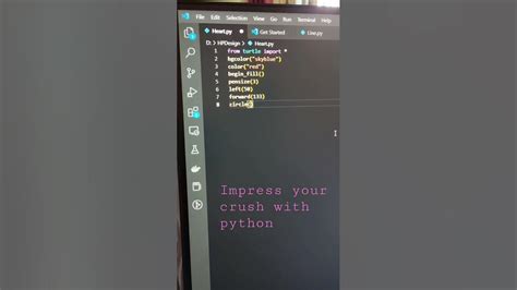 Impress Your Crush With Python Love Python Youtube