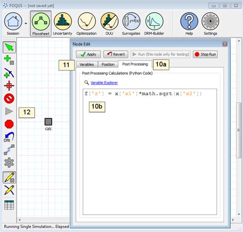 Tutorial 1 Creating A Flowsheet — Foqus