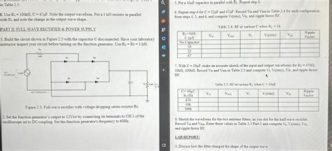 Solved Please Simulate The Circuit And Fill Out The Tables