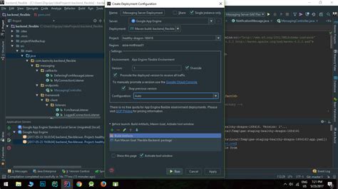 Deployment To Google App Engine Flexible Is Failing From Intellij Stack Overflow
