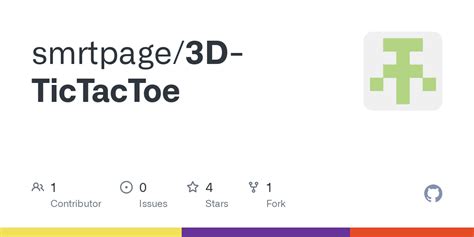 github smrtpage 3d tictactoe