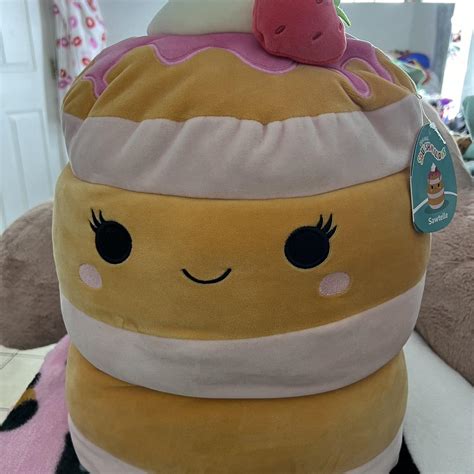 16 Squishmallow Strawberry Shortcake Pancake Depop