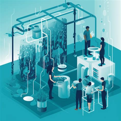 Premium Photo Innovative Water Conservation Technologies Scientists