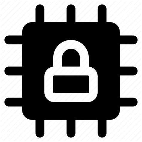 Cyber Digital Data Security Protection Icon Download On Iconfinder