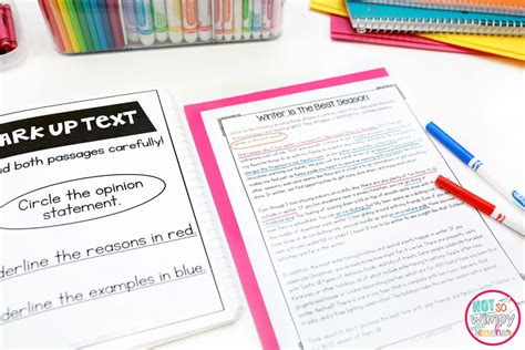 How To Teach Text Dependent Writing Not So Wimpy Teacher