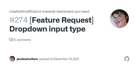[feature Request] Dropdown Input Type · Issue 274 · Creativetimofficial Ct Material Dashboard