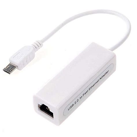 Jual Micro Usb 20 To Lan Ethernet Rj45 Network Adapter Converter Card