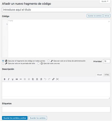 Cómo Añadir Código Personalizado En Wordpress