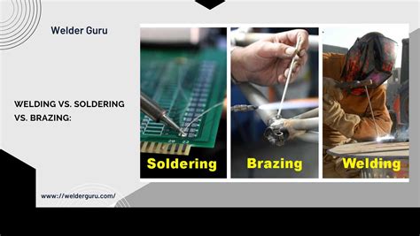Welding Vs Soldering Vs Brazing