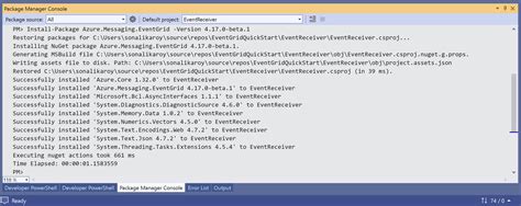 Quickstart Event Grid Pull Levering Gebruiken Vanuit De NET App