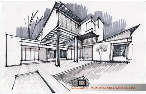 نمونه های اسکیس خانه هنر و معمار ایران