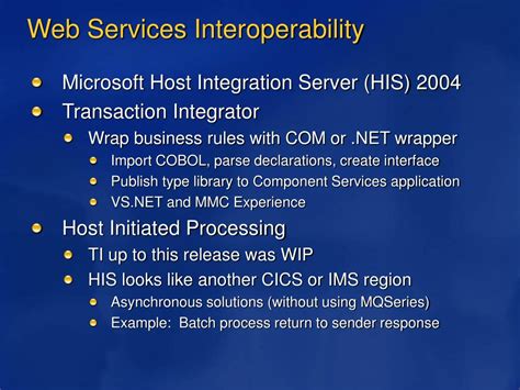 Ppt Web Services Interoperability Architecture Symposium Malaysia