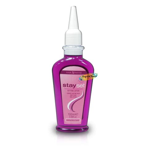 Hair Xpertise Stayset Setting Lotion Extra Firm Hold 100ml Amami