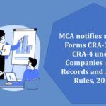 MCA Notifies Revised E Forms AOC 1 AOC 2 And AOC 4 Under Companies Accounts Rules 2014