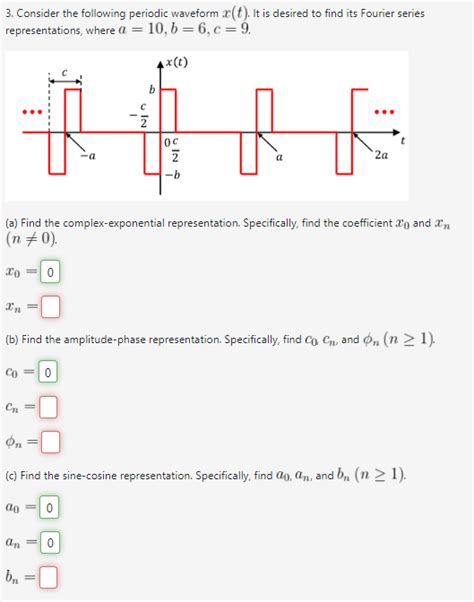 Solved Consider The Following Periodic Waveform X T ﻿it Is