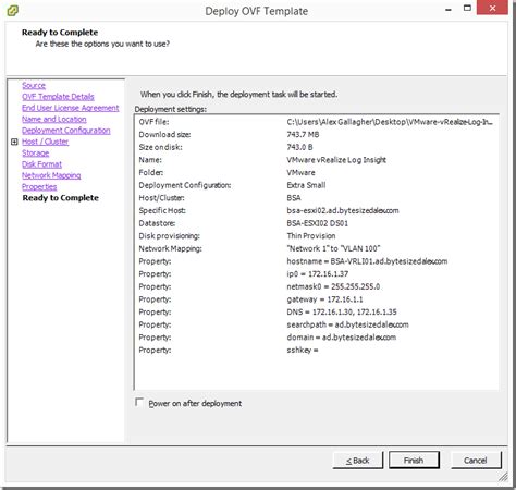 Vmware Vrealize Log Insight Deployment Bytesizedalex