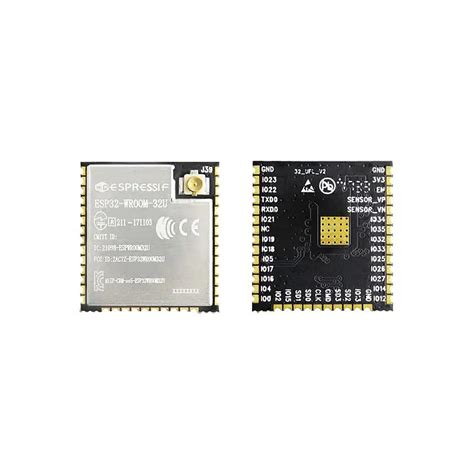 Centiot Esp32 Wroom 32u Esp 32 Smd 38 24ghz Dual Mode Wifi Bluetoot