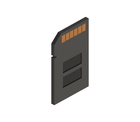 Premium Vector Memory Card Isometric