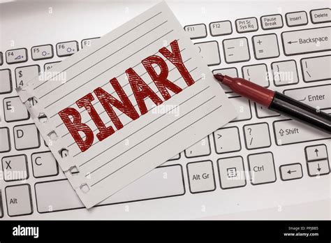 Text Sign Showing Binary Conceptual Photo Relating To Using Or Denoting System Of Numerical