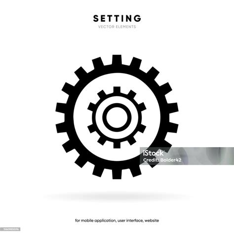 아이콘 벡터 설정 도구 톱니바퀴 기어 사인은 흰색 배경에 고립되어 있습니다 도움말 옵션 계정 개념 그래픽 디자인을위한 트렌디 한 플랫 스타일 조정 게이지 튜닝 테스트를위한