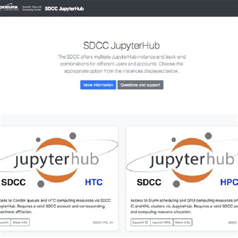 Schematic Diagram Of The Jupyterhub Based Sdcc Analysis Portal