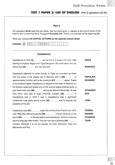 FCE Practice Tests Pdf