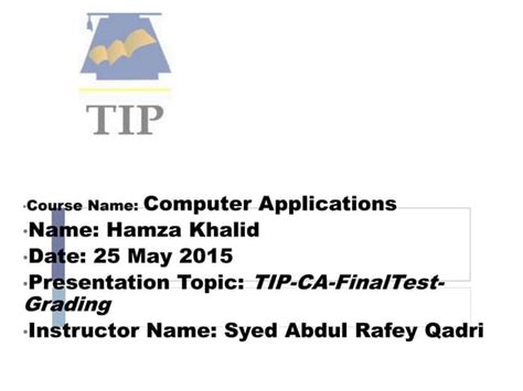 Tip Ca Final Test Hamza Khalid Tmm 1 A Ppt