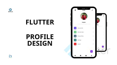Sleek Profile Clean Design Flutter Mobile App Speed Code Youtube