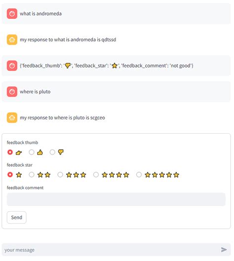 Lightweight Feedback Component 🎈 Using Streamlit Streamlit