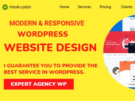 Convert PSD Figma AI Sketch XD And HTML To WordPress Website Upwork