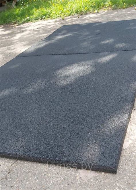 Резиновый мат Mats Sport 1000*1000*20мм черный - купить по лучшей цене ...