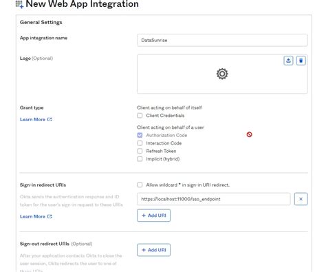 Datasunrise Sso Authentication Based On Openid Okta Setup
