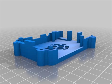 Safe And Secure Raspberry Pi B2 Case Camera And Gpio Cable Slots By Matt
