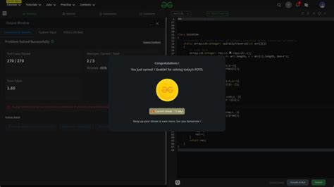 Geekstreak2024 Dsa Potd Gfg Lalit Mohan Joshi