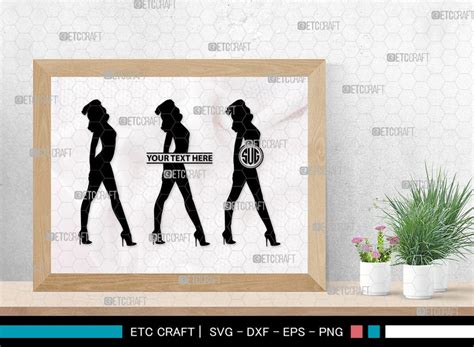 Sexy Woman Monogram Sexy Woman Silhouette Sexy Woman Svg Sexy Lady