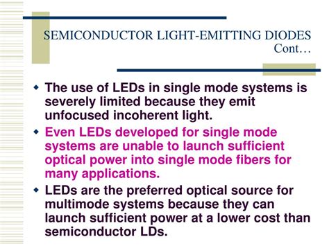 PPT Semiconductor Sources For Optical Communications PowerPoint Presentation ID