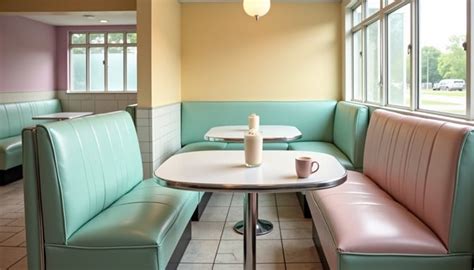 Free Retro Diner Booth Image Diner Retro Vintage Download At