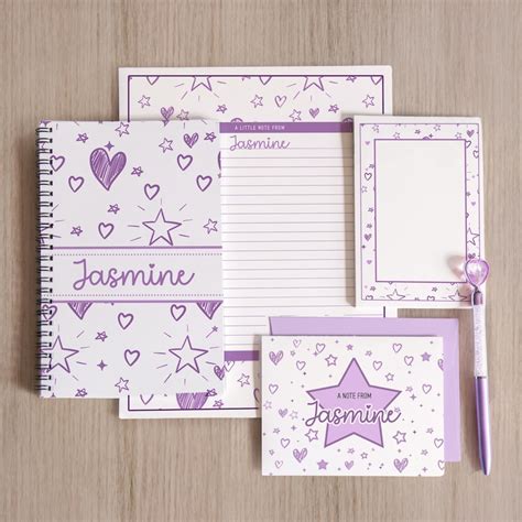 Notebook And Notepad Set Etsy