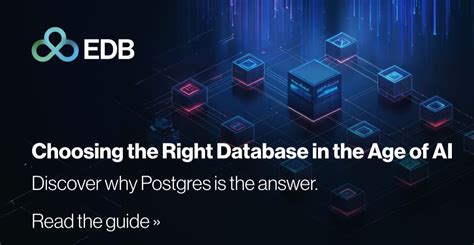 Edbpostgresai Justsolveitwithpostgres Databasemanagement